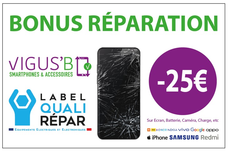 Tarifs réparation Smartphone